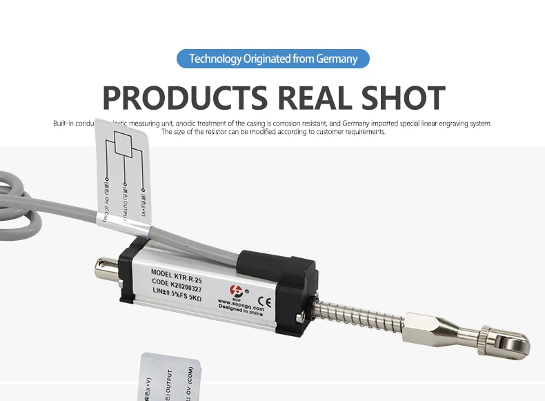 Ball-bearing Gauge Head Linear Potentiometer for Flatness