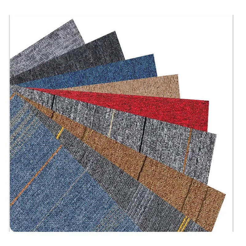 Polypropylene Pvc Backing 50 X 50cm Pp Office Floor Carpet Tiles 50 ...