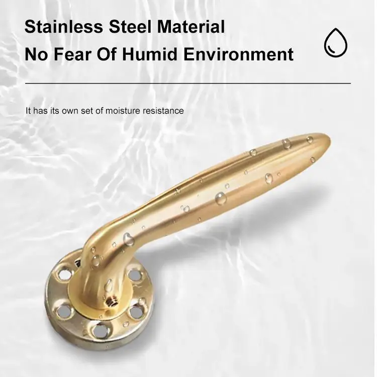 Stainless Steel Solid Tubular Casting Handle Locks Set Door Handle On ...