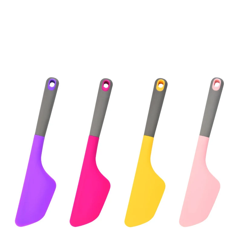 Large Size Colorful Silicone Baking Spatulas Non-stick Kitchen Omelet ...