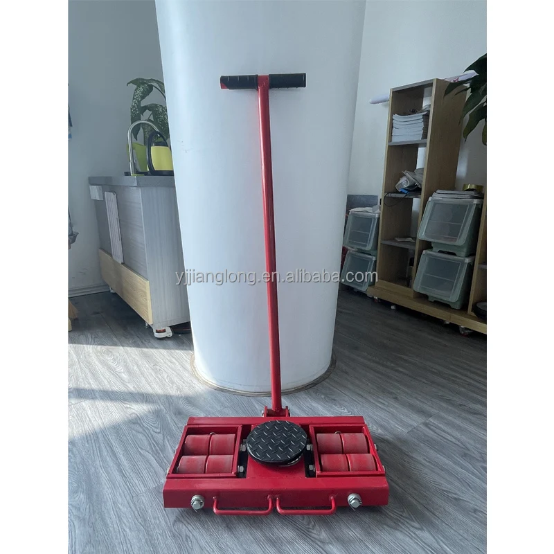 Large Equipment Trailer - Heavy Duty Caster Wheels with Tow Bar