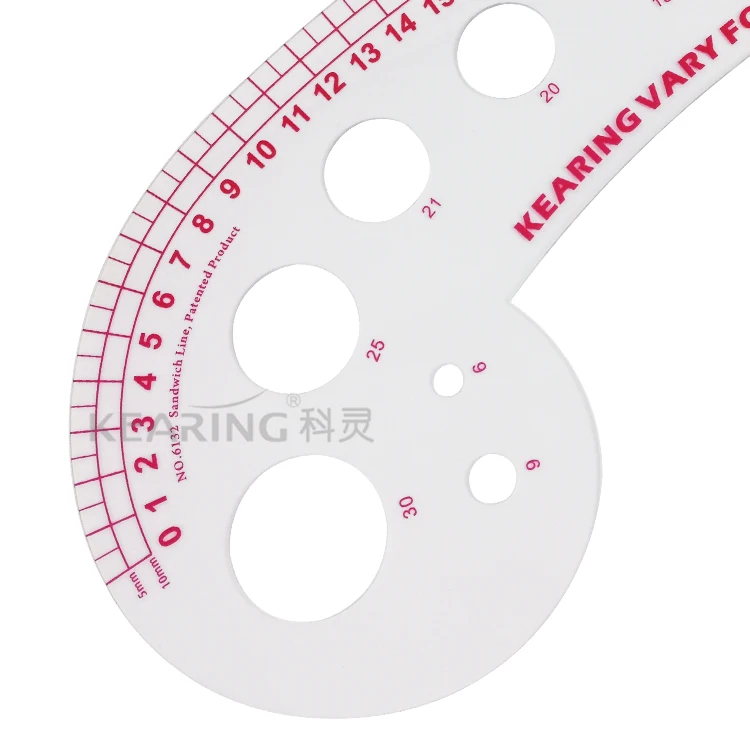 Kearing Flexible Plastic Curve Ruler - 32cm for Design