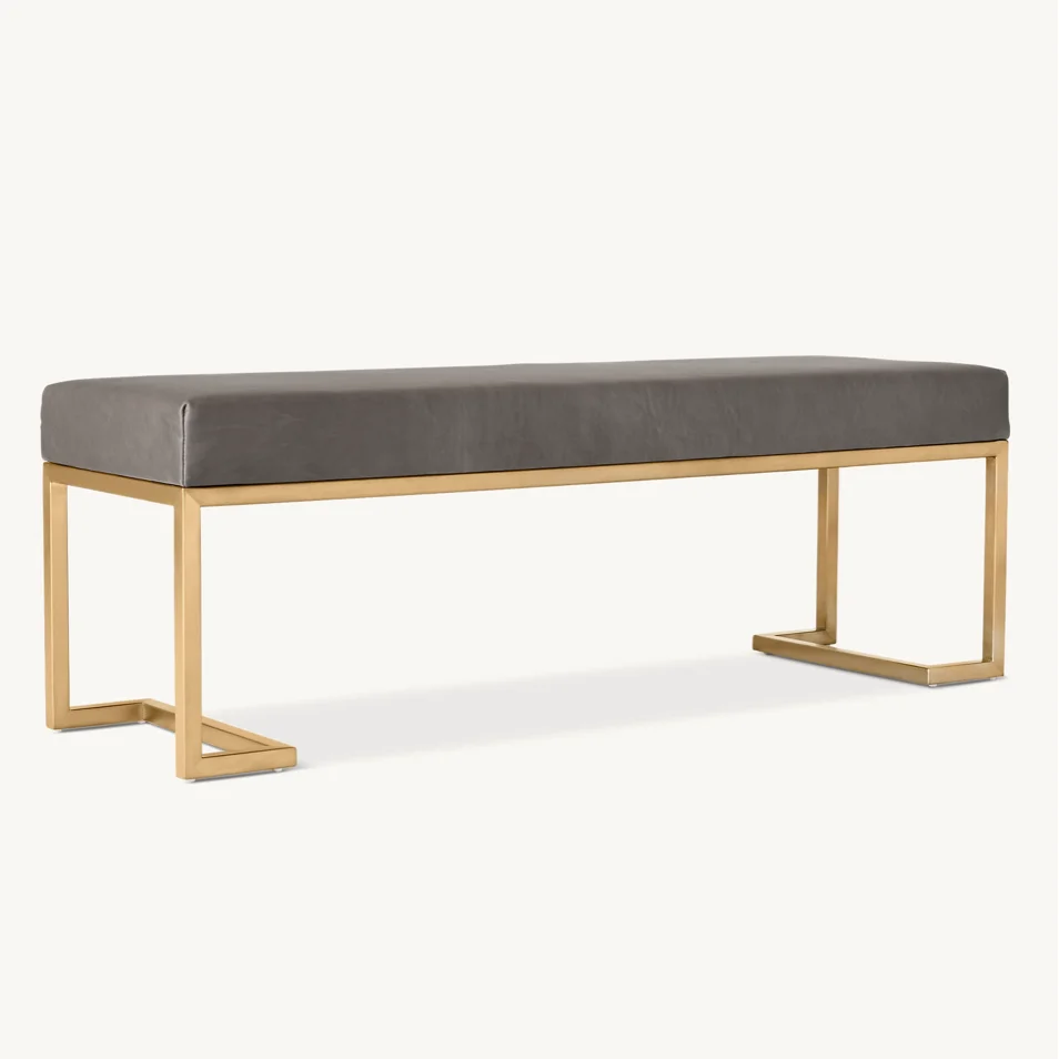 Sassanid OEM Italian Contemporary Design Bedroom Set Loren Glamorous Leather Bench| Alibaba.com