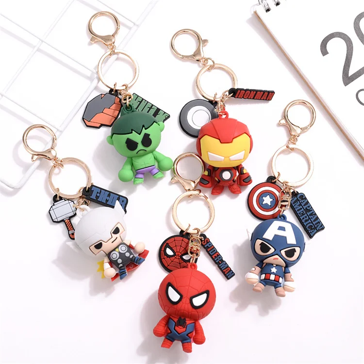 Popular Hot Sale 3d Pvc Cartoon Car Key Bag Pendant Ornament Keychain ...
