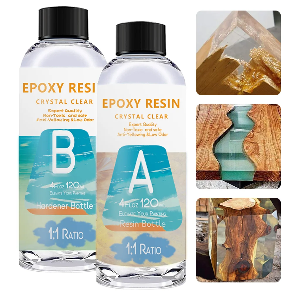8oz 1:1 Epoxy Resin Crystal Premium Resin Kit Resin Art Products For ...