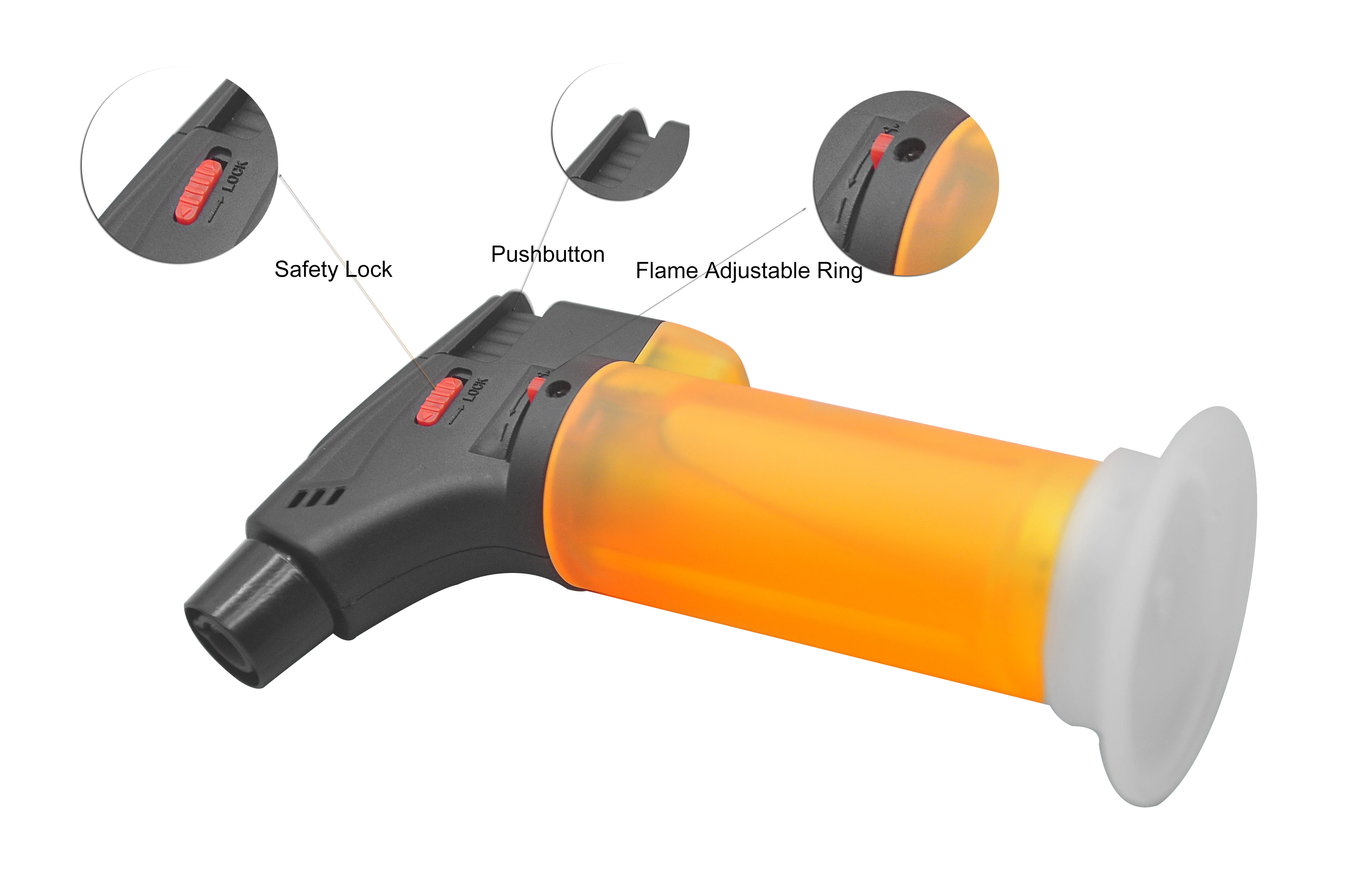 ISO9994 Standard Cakmak Gas Stove Lighter OEM Spray Jet Flame Lighter