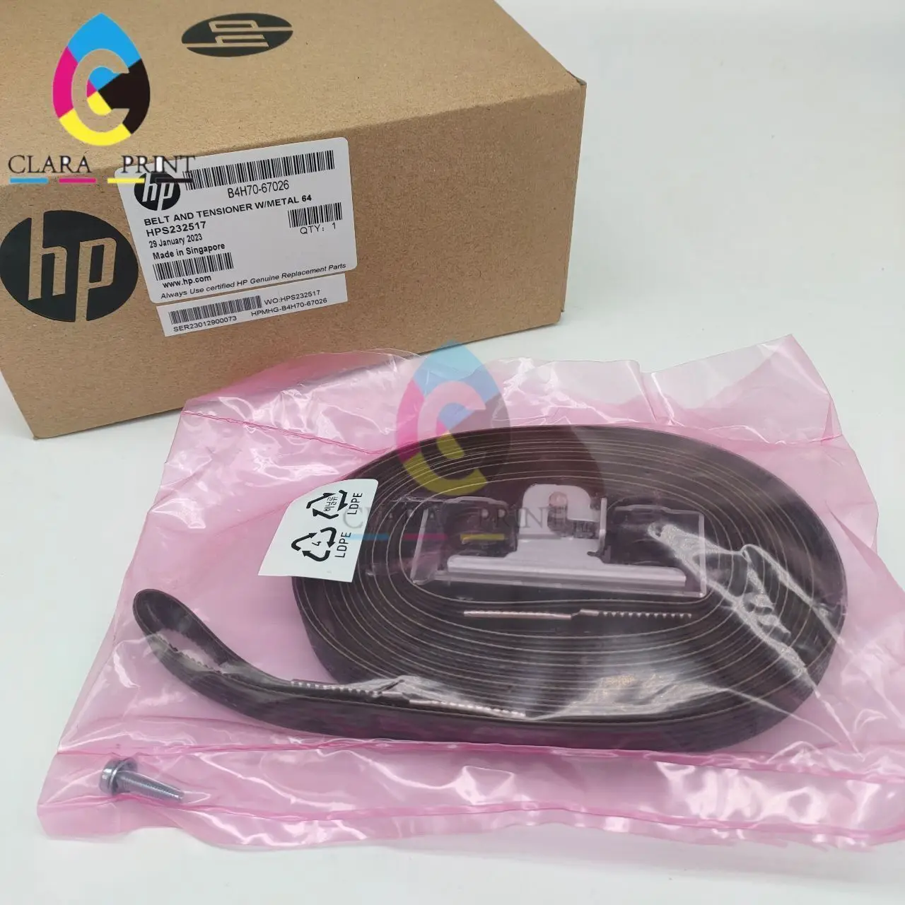 Belt And Tensioner W/ Metal 64 Belt And Tensioner With Metal B4h70 ...