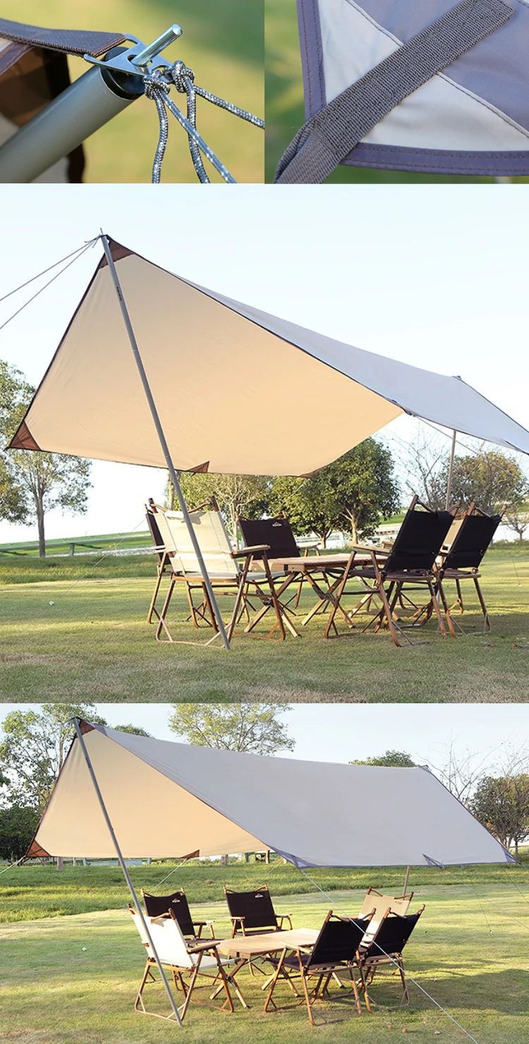 Camping Tarp Sun Shelter - Ultralight & Waterproof Canopy
