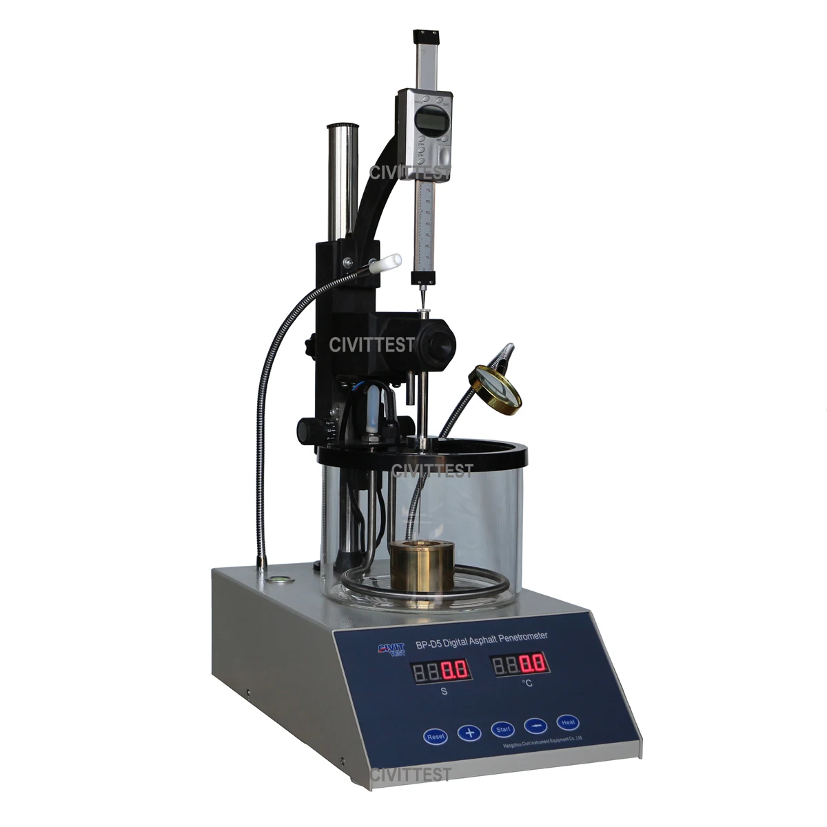 Digital Needle Penetration Bitumen Penetrometer - CIVITTEST