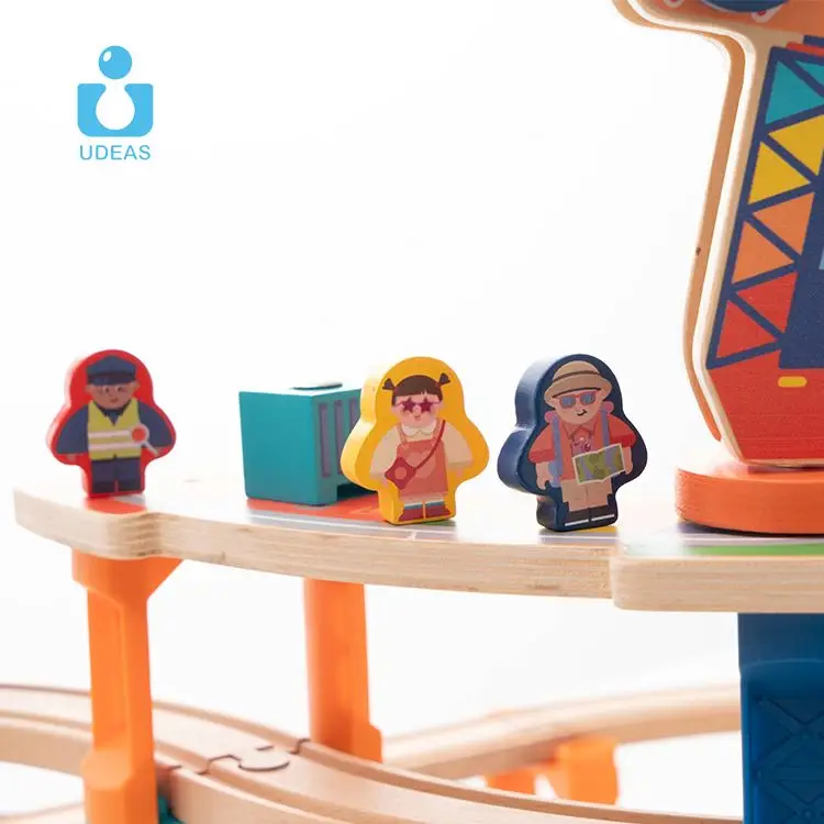 Alibaba.com: Wooden Kid Connection Rail Train Toy Set with 12-piece ...