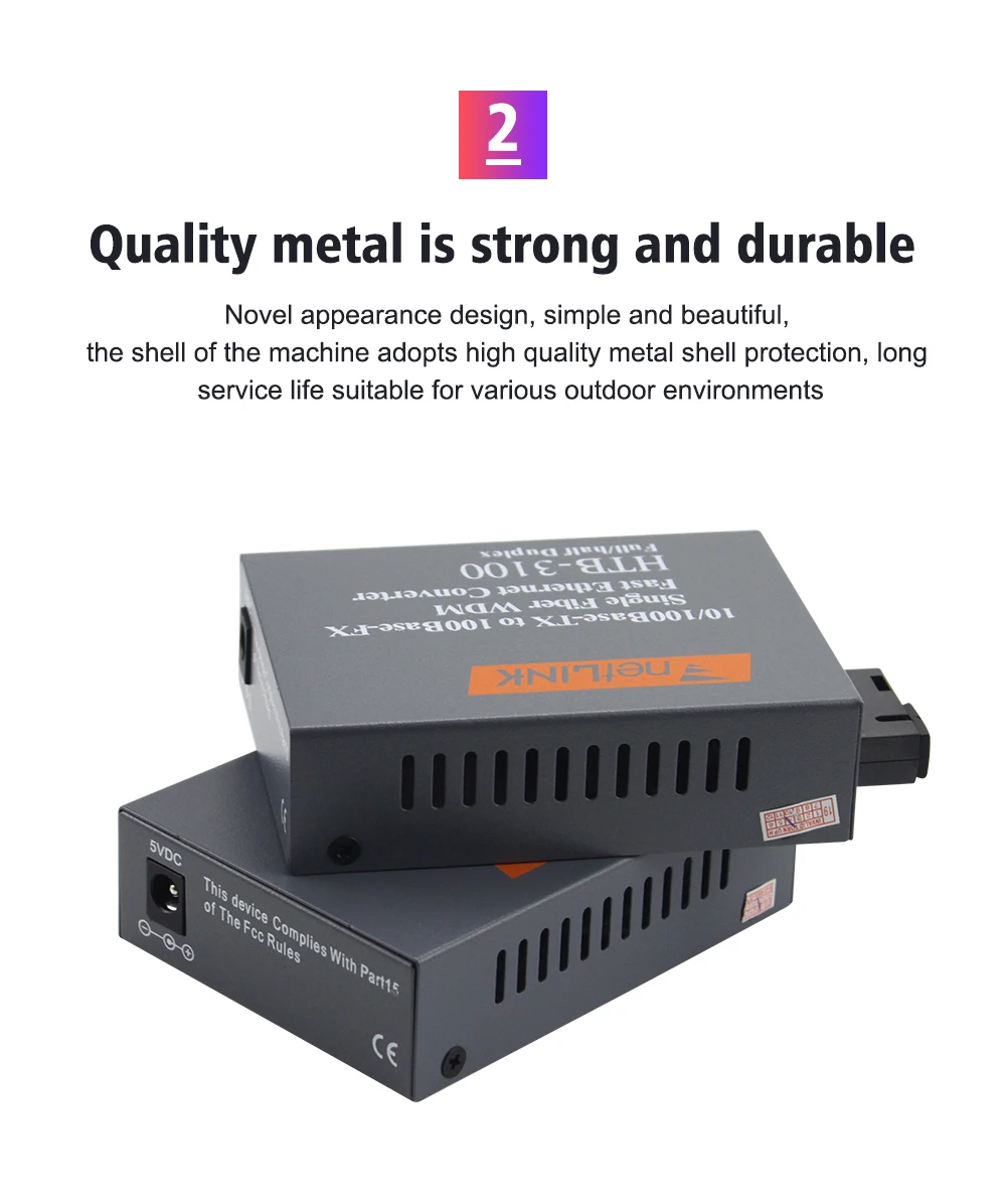 Top Quality base SM Single Fiber WDM Fiber Optic 10/100m Sfp Slot Fiber ...