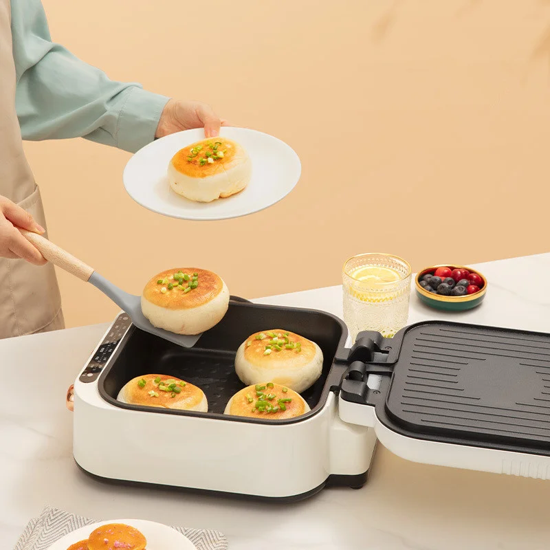 Multifunction Portable Home Foldable Non-Stick Split Pot 2 in 1 ...