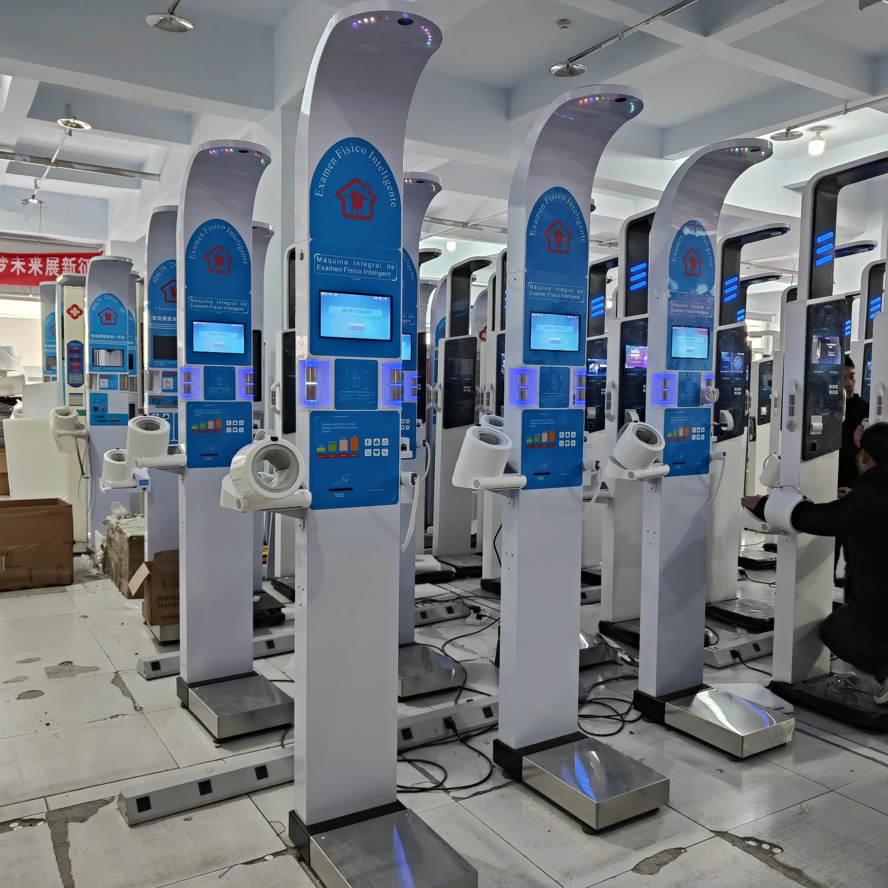 500kg Ultrasonic Bmi Height And Weight Scale Multifunction Fat Bmi ...