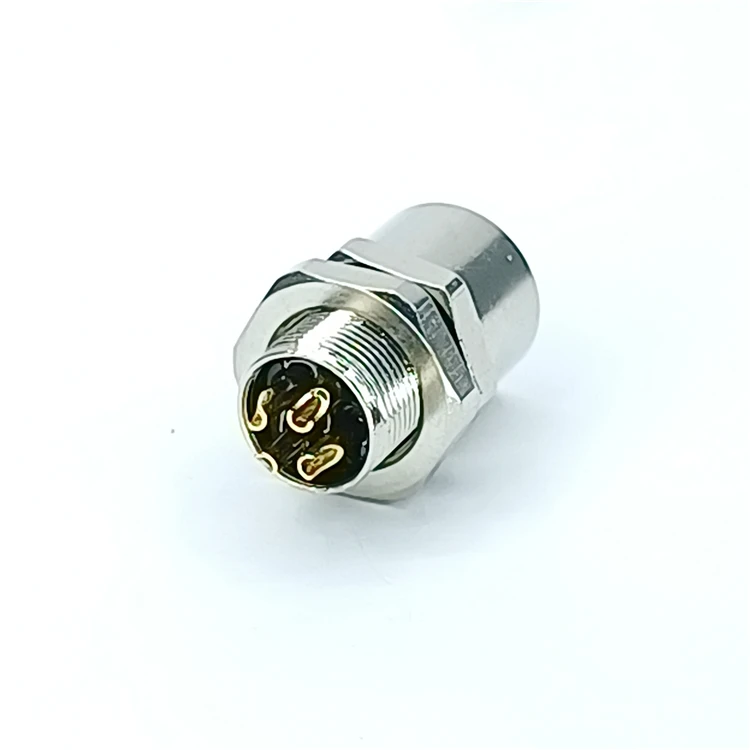 Amphenol Male A Coding Waterproof 6 Pin 8 Pin Panel Mount Ip67 2 Pin Circular Connector M8 - Buy ...
