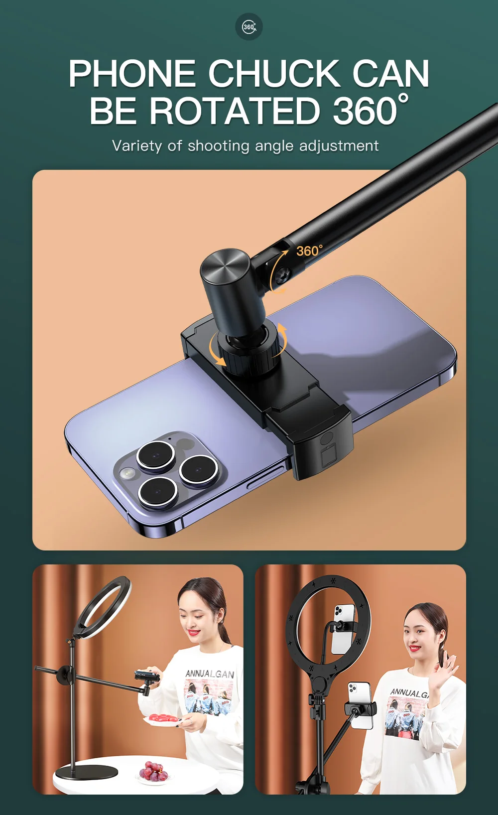 Led Ring Light Stand Live Tok Ring Lights Portable Audio,Video ...