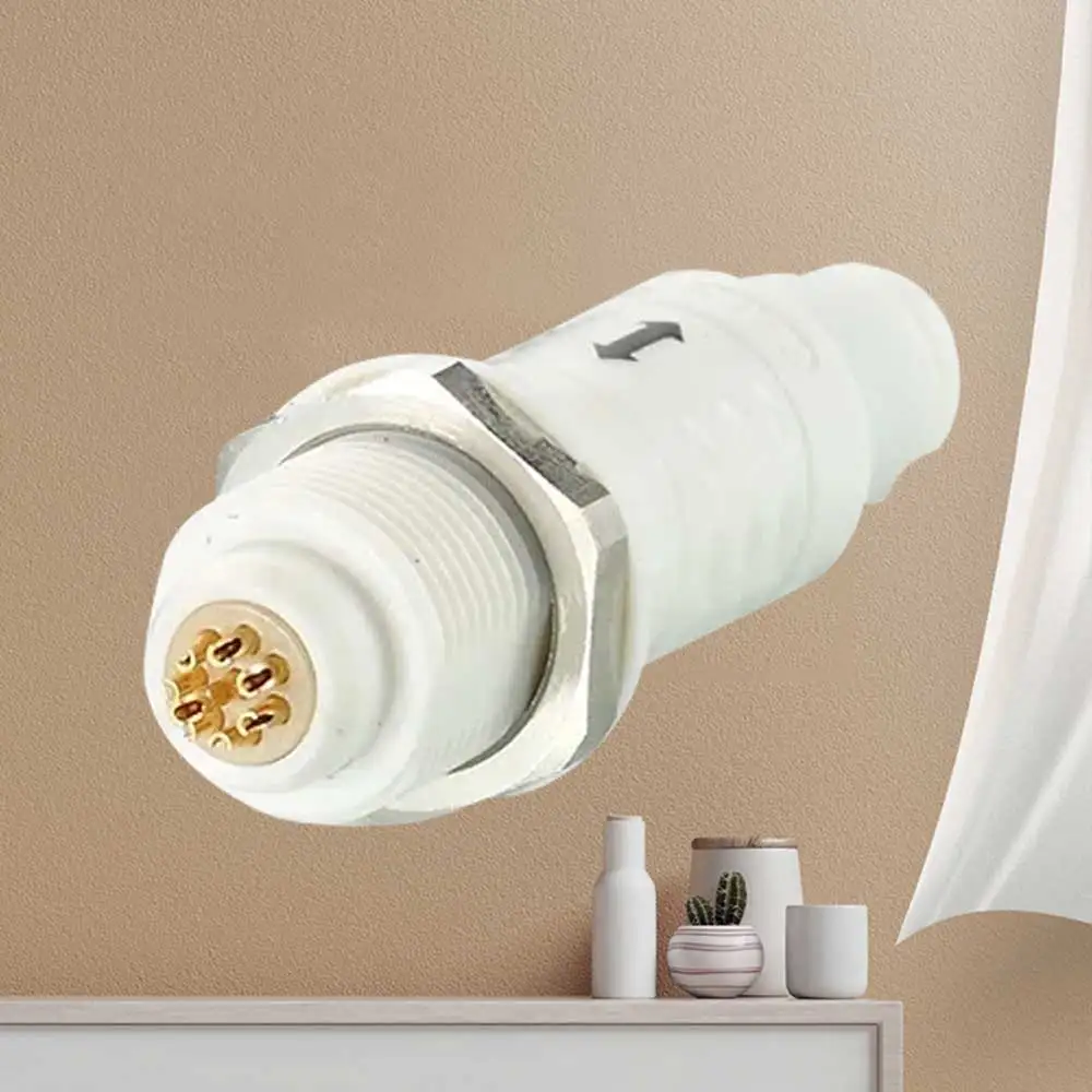 Oswell Air Plug Connector 4pin Waterproof Connector Panel Mounting ...