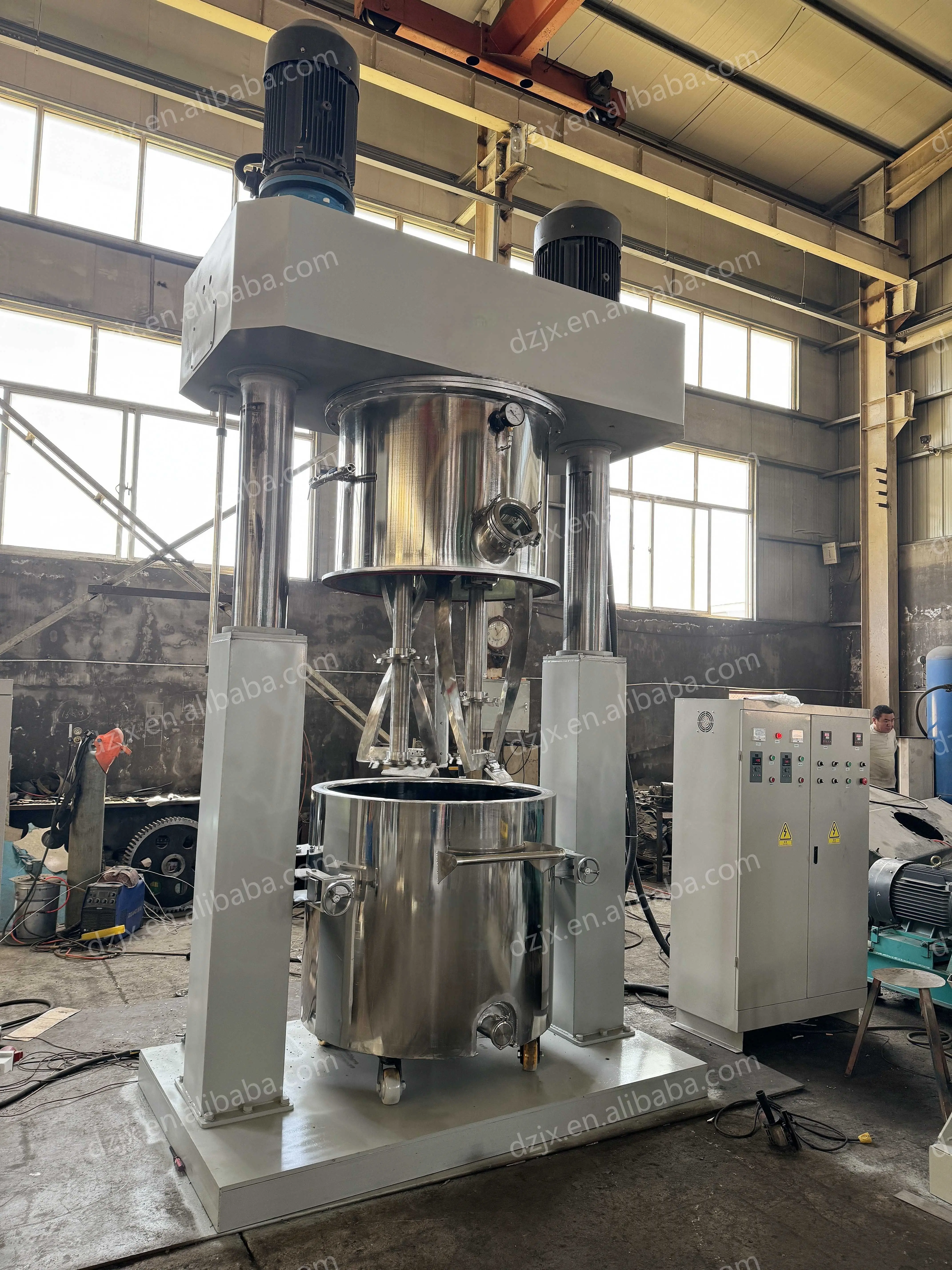 DZJX Ross Double Vacuum Agitator Planetary Mixer - 5L, 200L