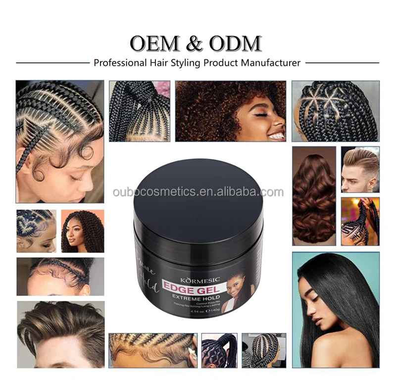 KORMESIC Hair Wax Braid Gel - Strong Hold & Texturizing