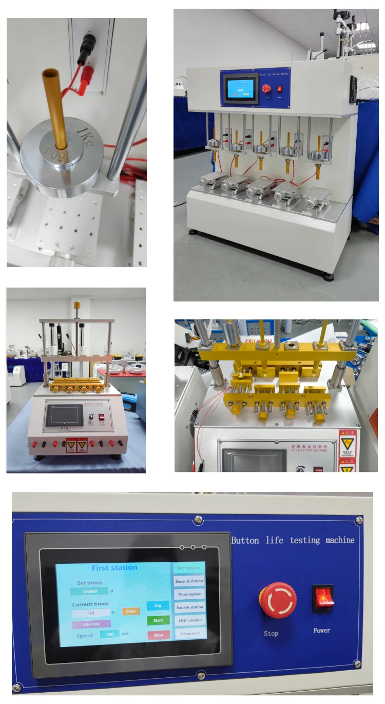 Keypad Button Life Cycle Compression Fatigue Tester Key And Button Life ...