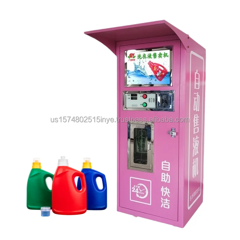 Liquid Detergent Vending Machine Cleaning Liquid Vending Machine Glass ...