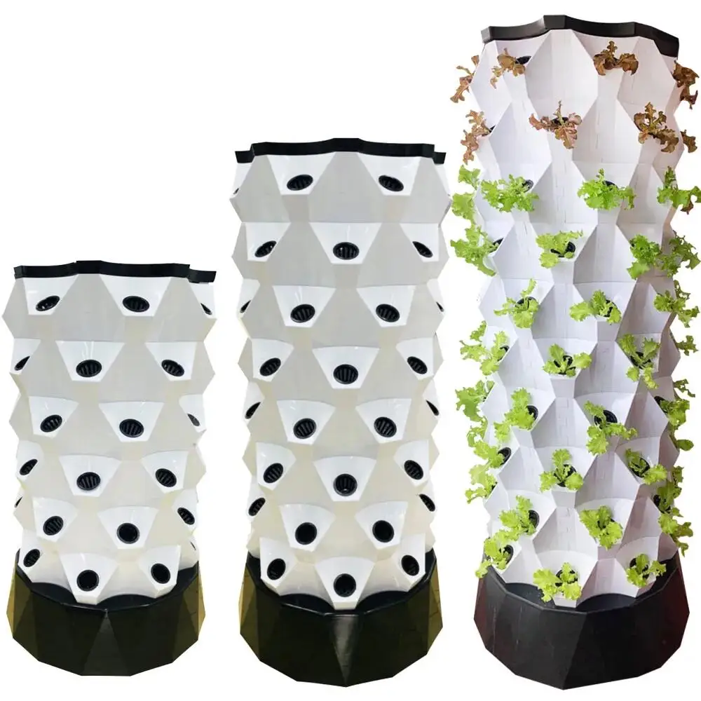 Indoor NFT Hydroponic Growing Systems - Vertical Garden Tower