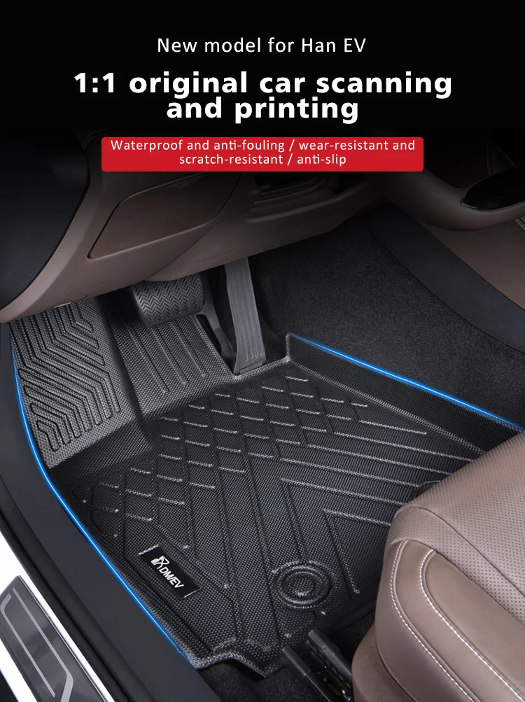 Car Interior Full Set Position And Special Cars Size 3d Tpe Car Mat Use ...