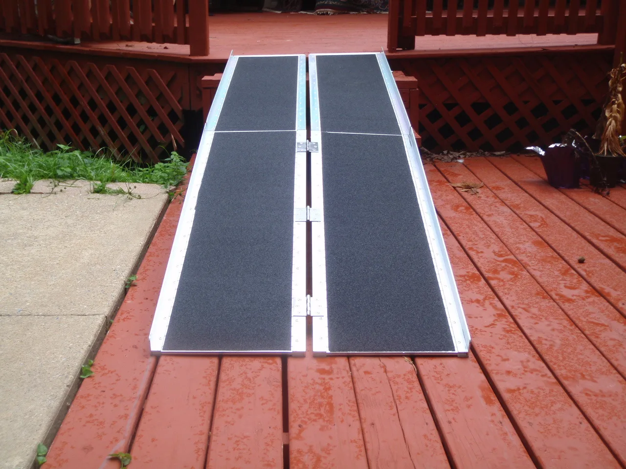 Customizable Length Lightweight with Handle Ramps for Wheelchairs ...