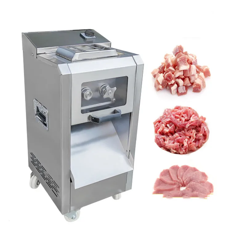 Fully Automatic Electric Meat Cutter Cutting Machine Flesh Beef Chicken ...