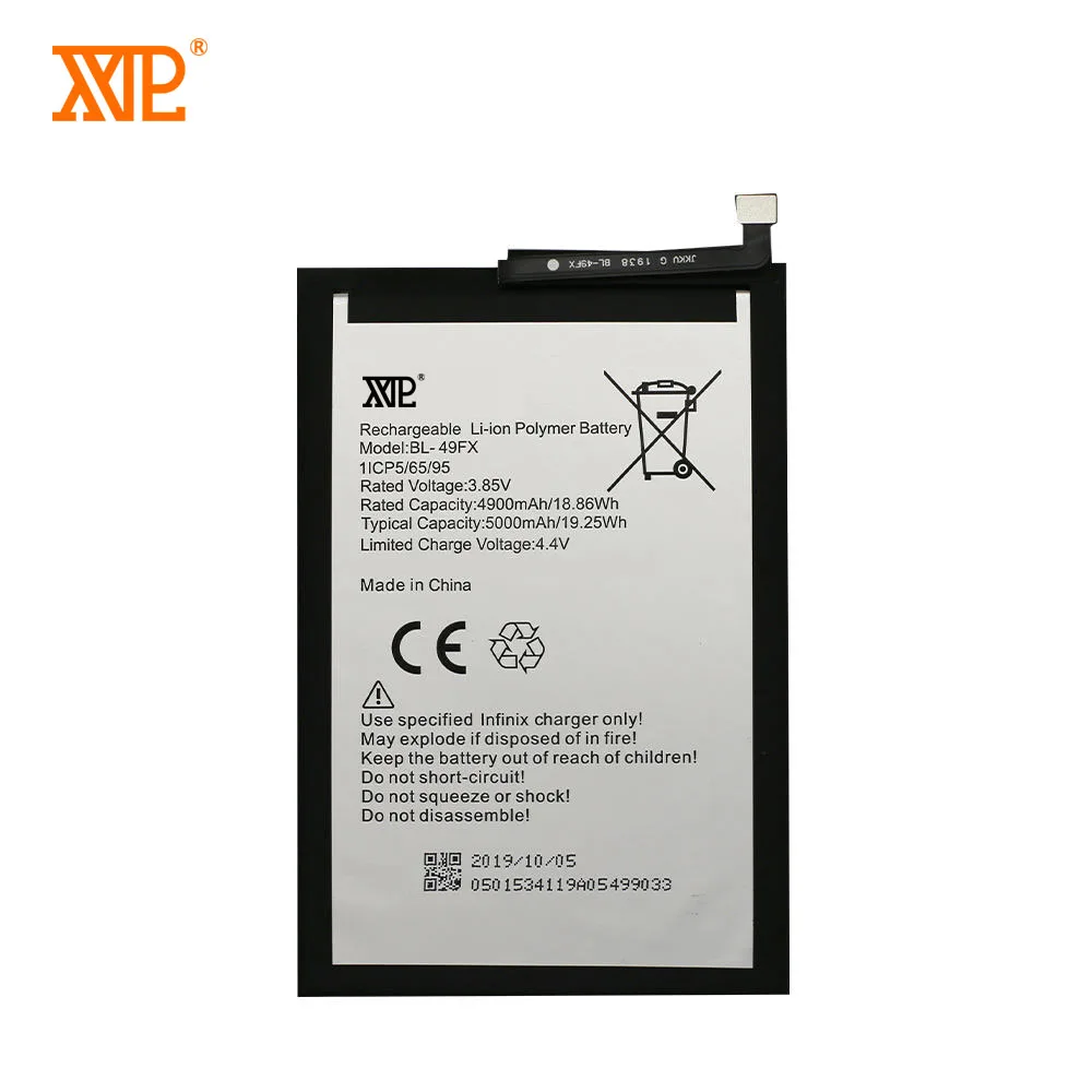 Smartphone Rechargeable Li-ion Polymer Battery Bl-49fx For Tecno ...