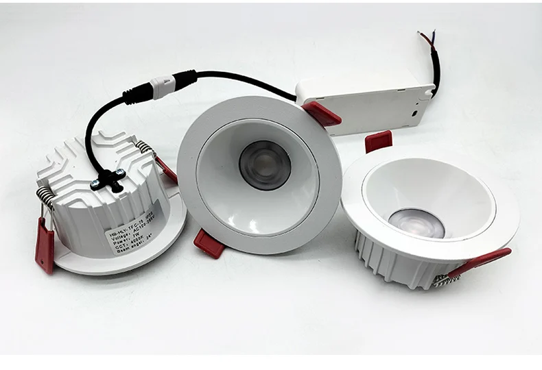 Modern 3000k Interior Led Recessed Down Lighting With Reflector 7w 20w ...