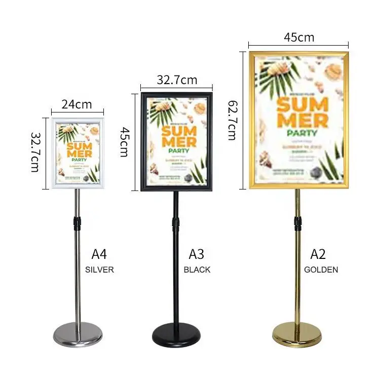 Alibaba.com: Adjustable A3/A4 floor stand for 24x36 poster display ...