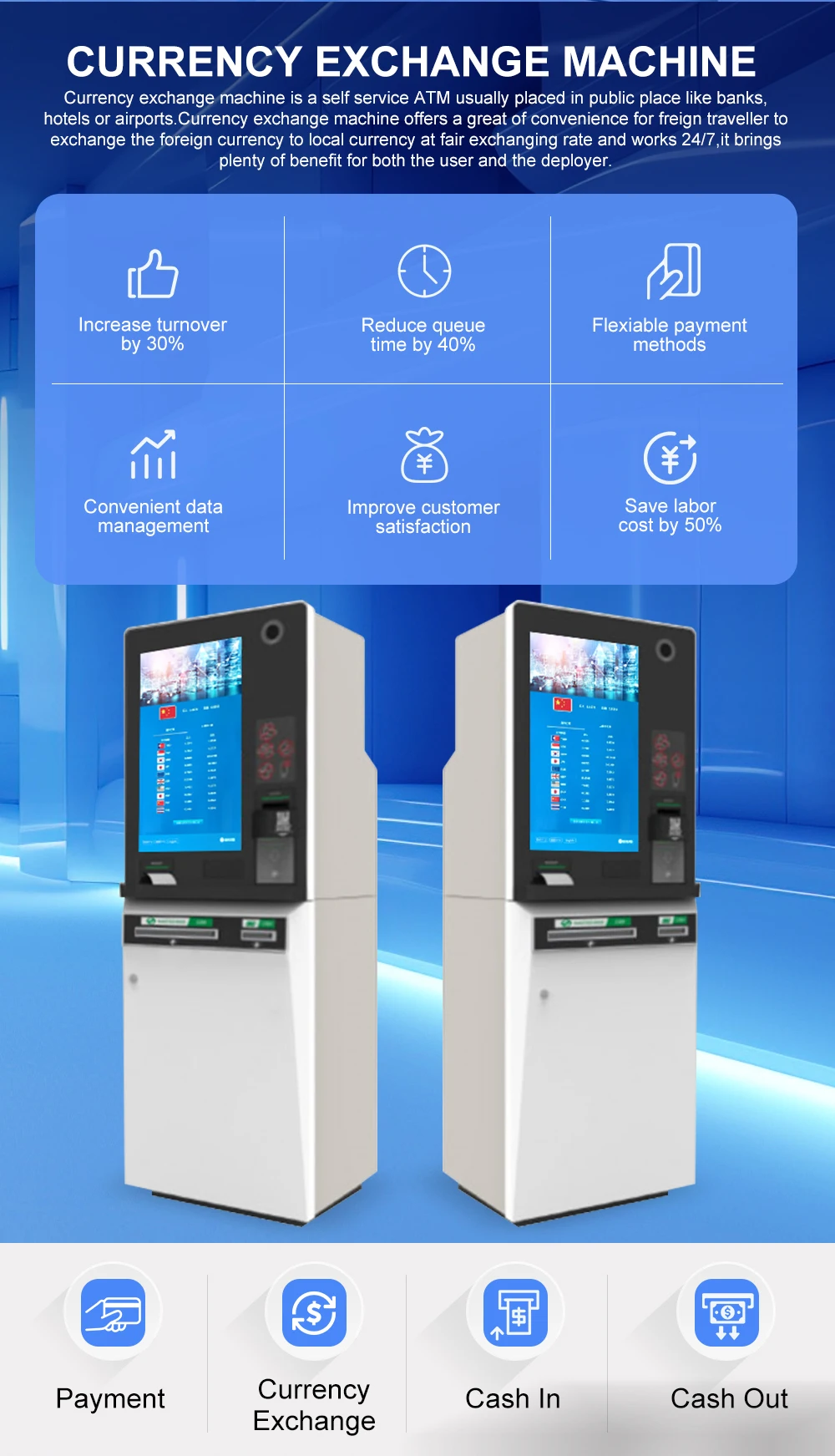 Factory Price Token Vending Machine Smart Automatic Foreign Currency ...