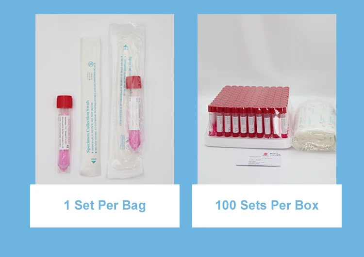 Bioteke Vtm Kit Extraction Free Transport Mediums Saliva Samping Tube ...