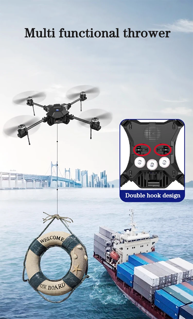 5kg Heavy Lift Uav - Long Flying Time Delivery Drone