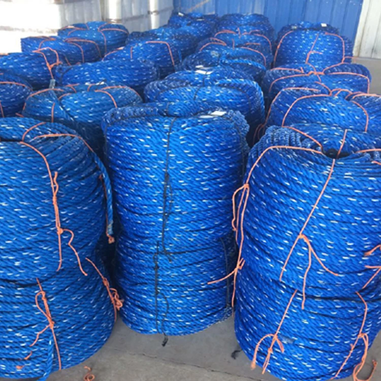 3 Strand Twisted Danline 6mm 19mm Polypropylene Polysteel Rope/pp ...