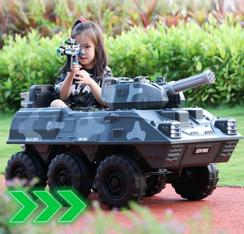 Ride on Tank Children's Electric Tank Armor Car with Remote Control