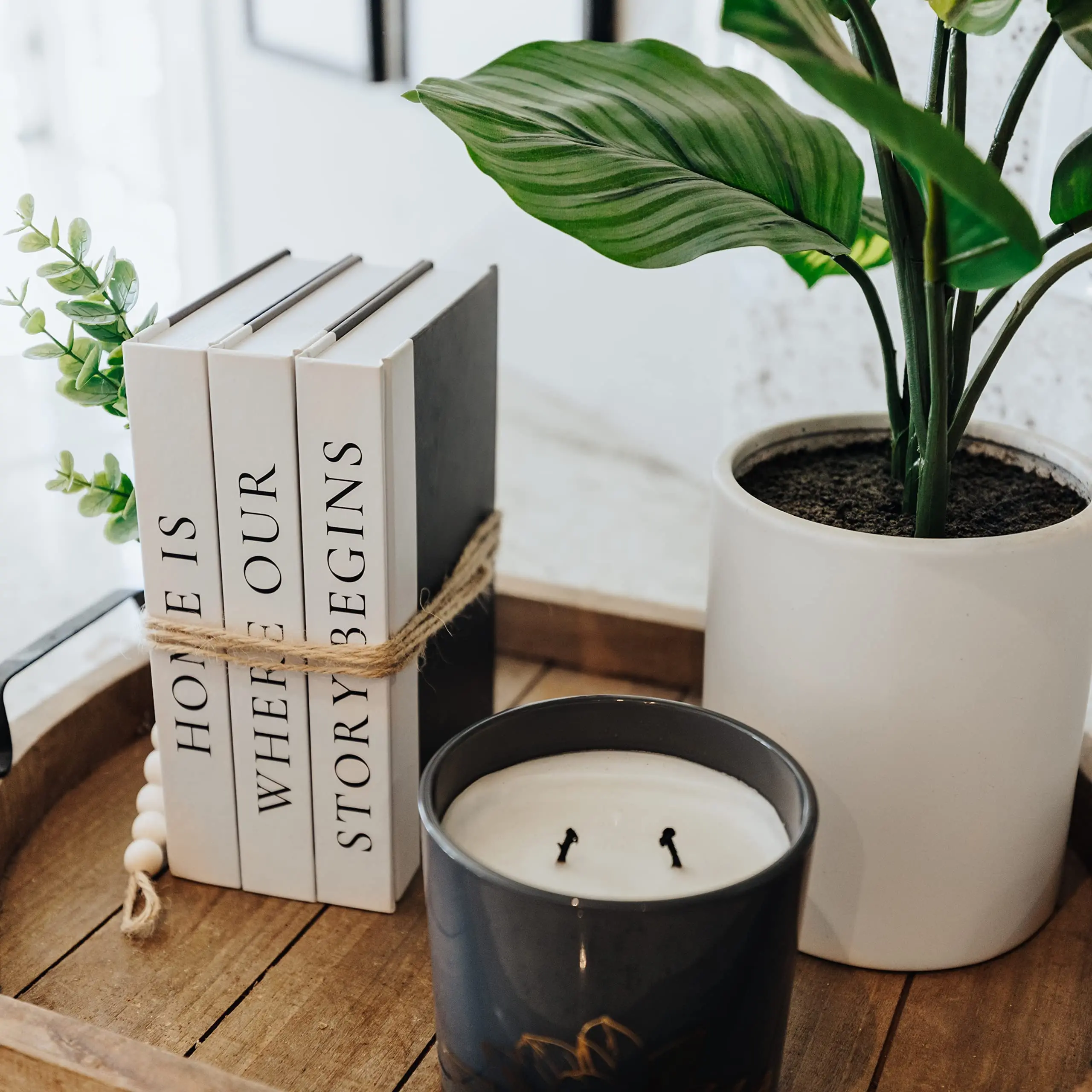 3 Pieces Fashion Decorative Book Stack - Home Decor Books