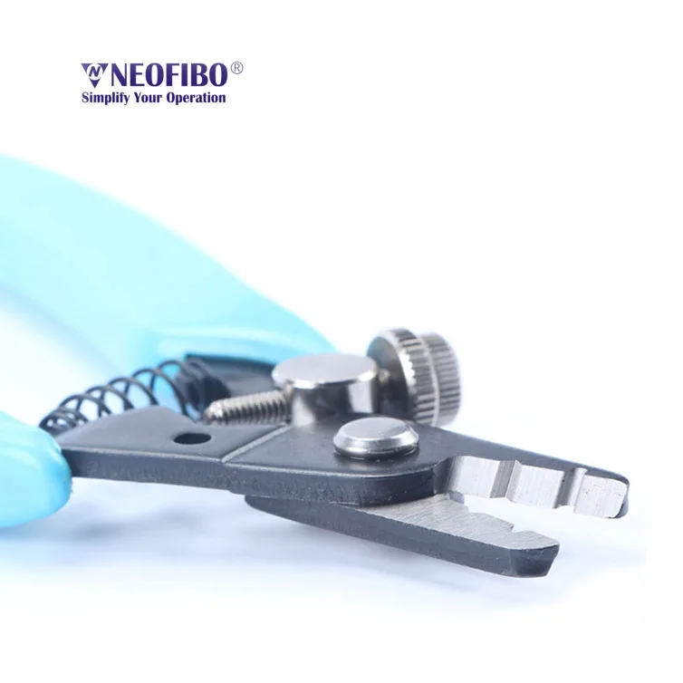 Neofibo Fos-002 Fiber Optic Stripper Pliers Two Hole Fiber Wire Jacket ...