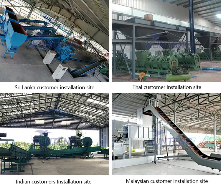 Coconut Fiber Separation Machine - Rotary Coir Fiber Screen for ...