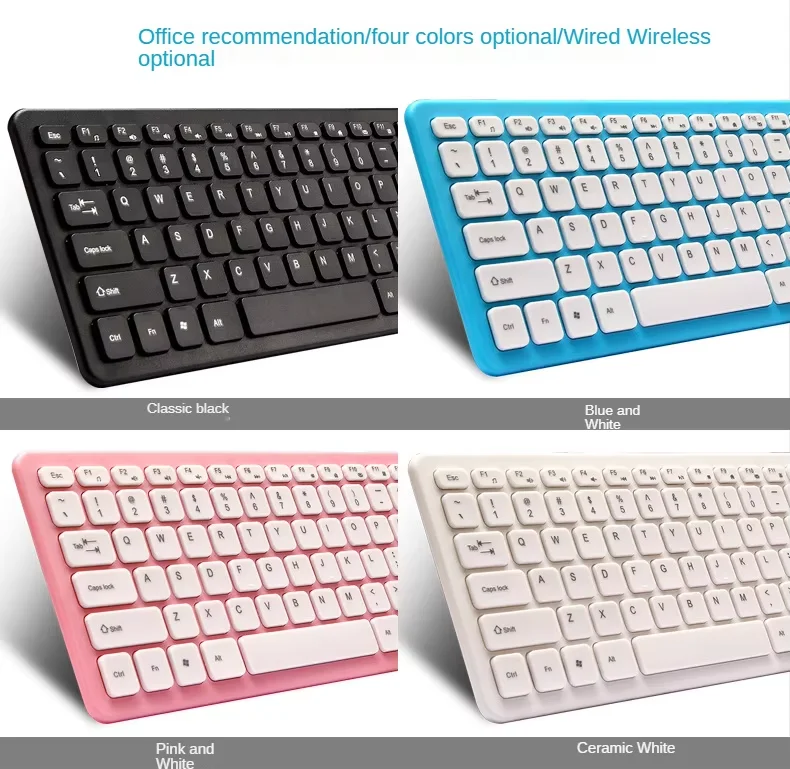 Rechargeable Wireless Keyboard Ergonomic Portable Keyboard Mechanical ...
