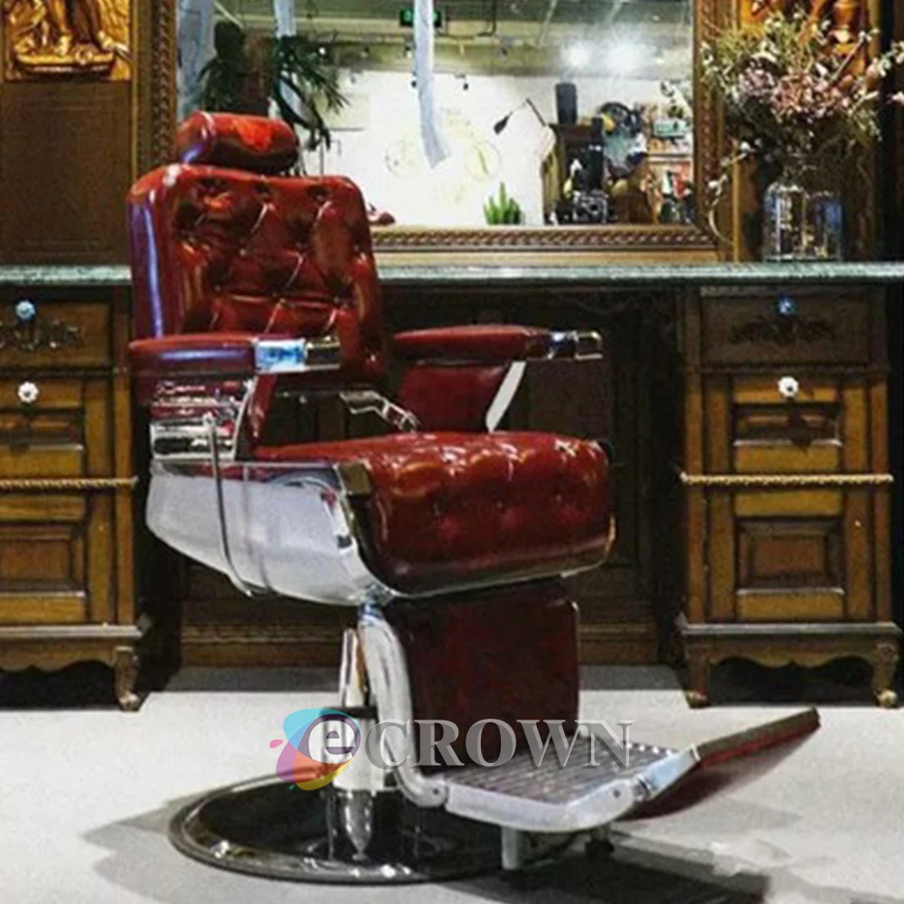 Salon Copper Hallway Chair Barber Chair Design Large Barber Chair ...
