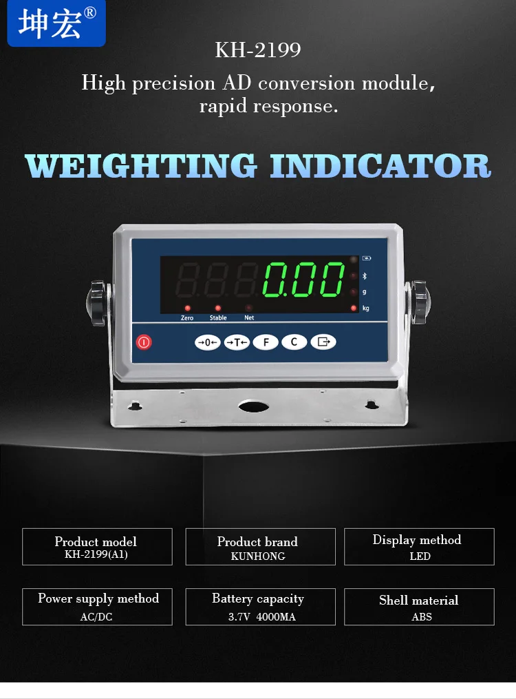 Kh-2199-(a1) High Definition Led Display Digital Weighing Indicator For ...