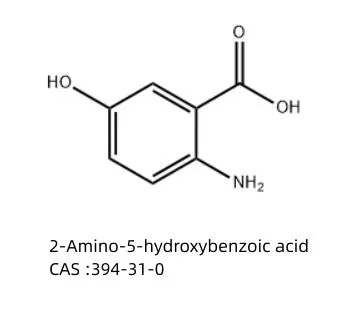 Factory Supply 2-amino-5-hydroxybenzoic Acid Cas :394-31-0 Organic ...