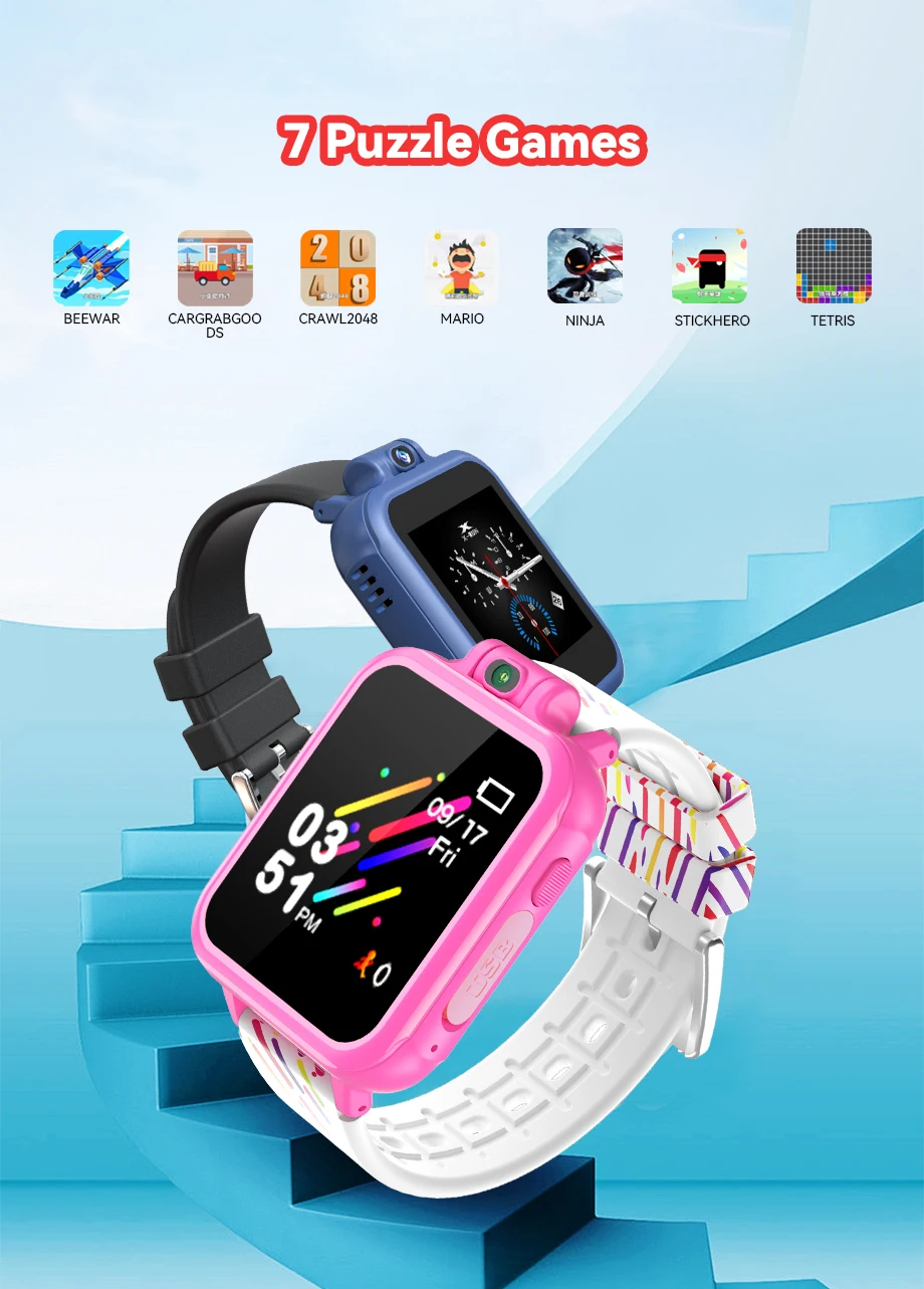 Maxtop Custom Kids Game Smart Watch Ce Rohs Camera Touch Sports Fitness ...