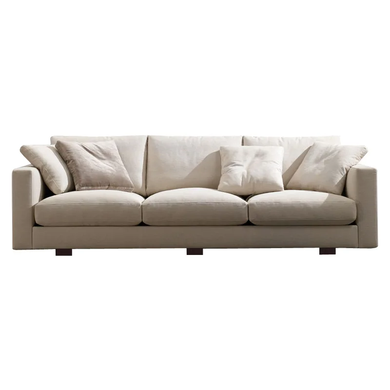 Nordic Japanese Style Minimalist Art Sofa Small And Medium-sized Latex ...