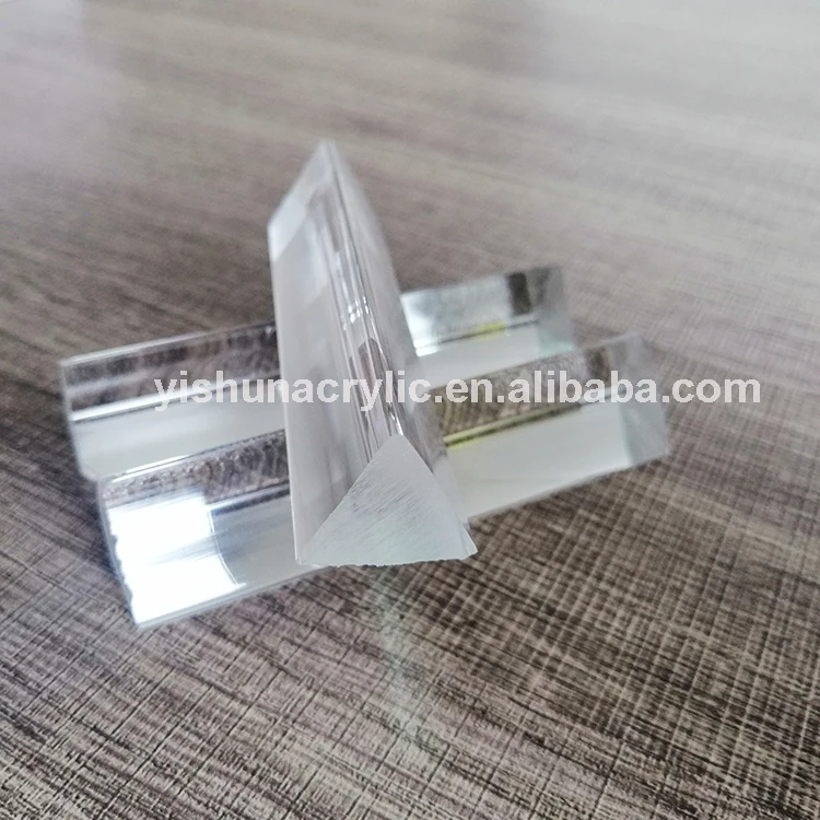 Factory Wholesale Transparent 20mm Triangle PMMA Bar Clear Acrylic ...