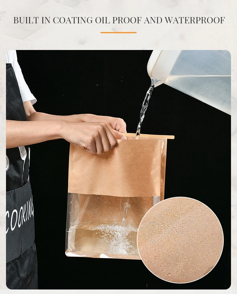 Custom Bakery Paper Packaging Bag - Eco-Friendly & Durable
