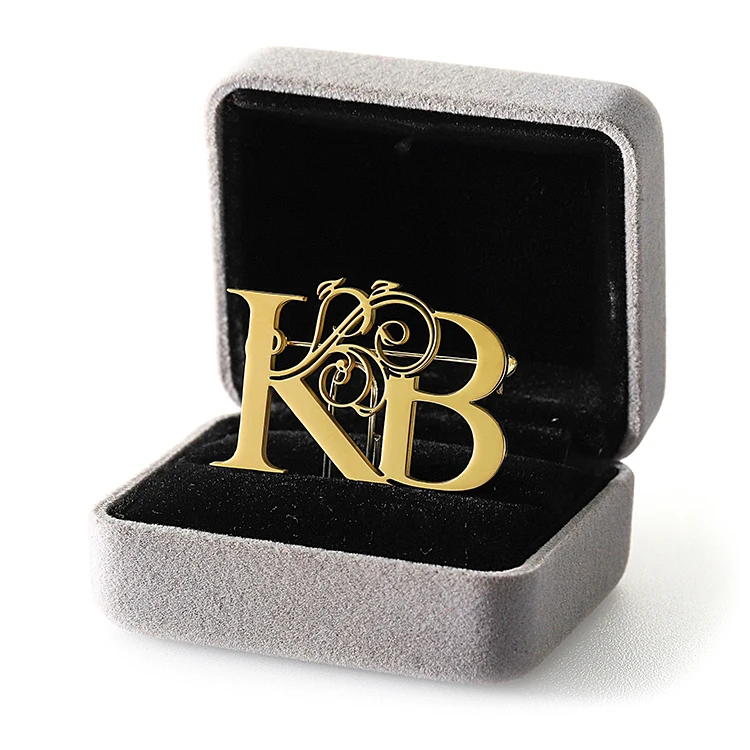 Customizable Stainless Steel Brooches - Elegant & Durable