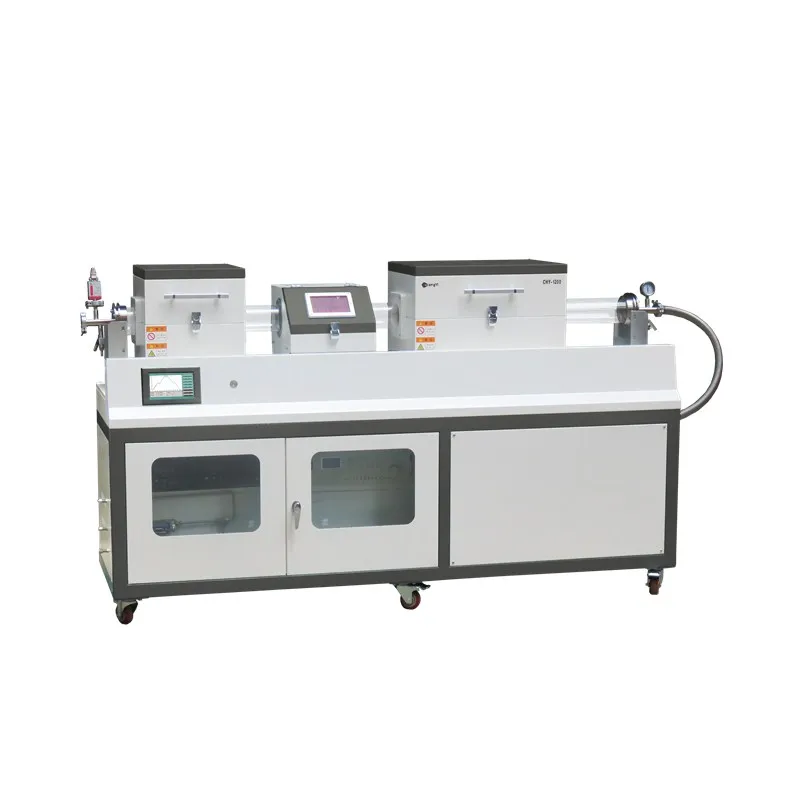 Laboratory 1200 degree PECVD Tube furnace with 13.56MHz RF Generator ...