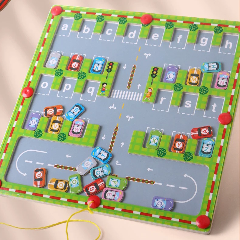 Customize Logo Magnetic Alphabet Maze Letter Puzzle For Kid Toddler ...